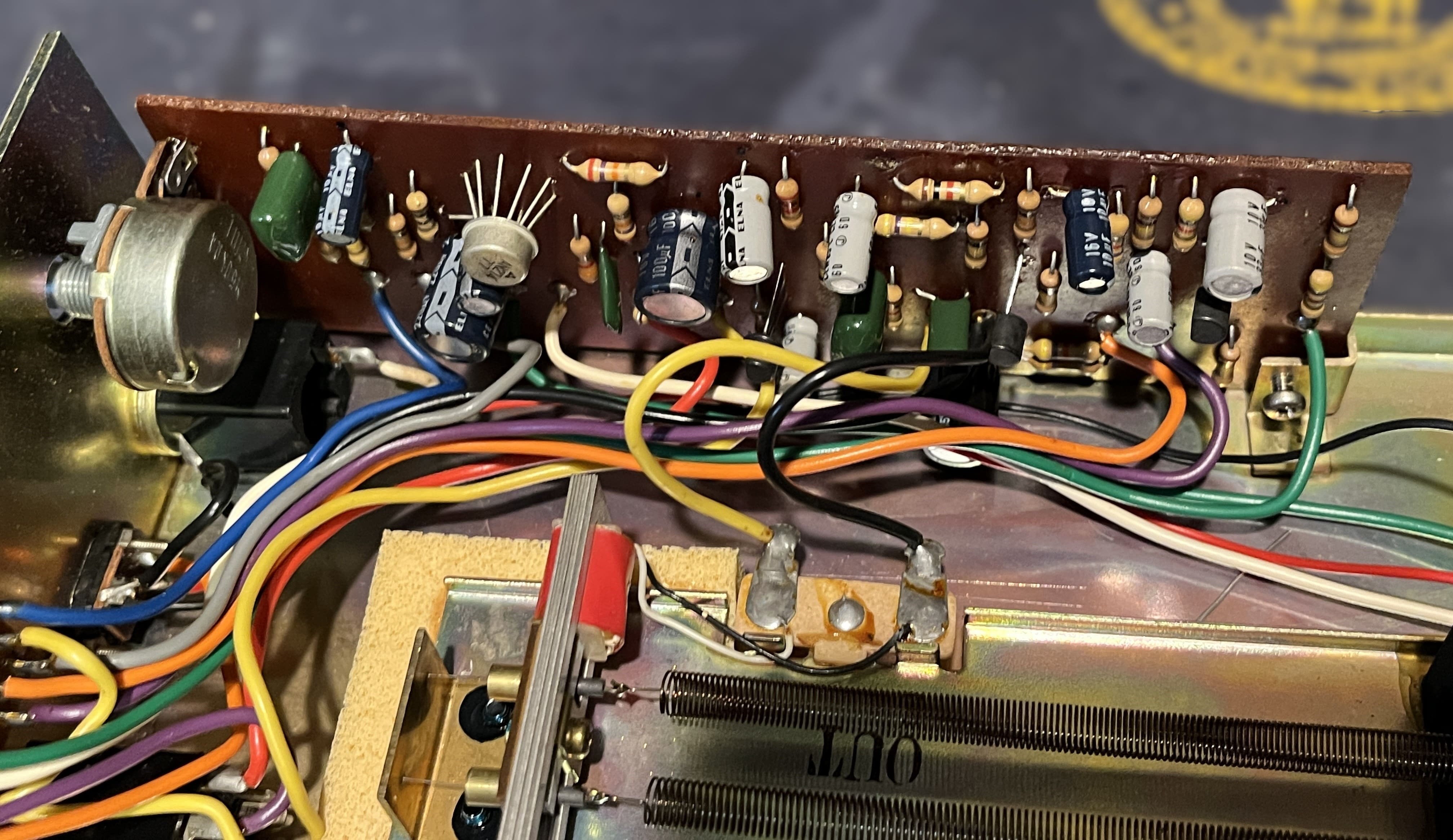 1977-78 Hawk Hr-12 Echo Dual Spring Reverb restoration gallery – Guitar ...